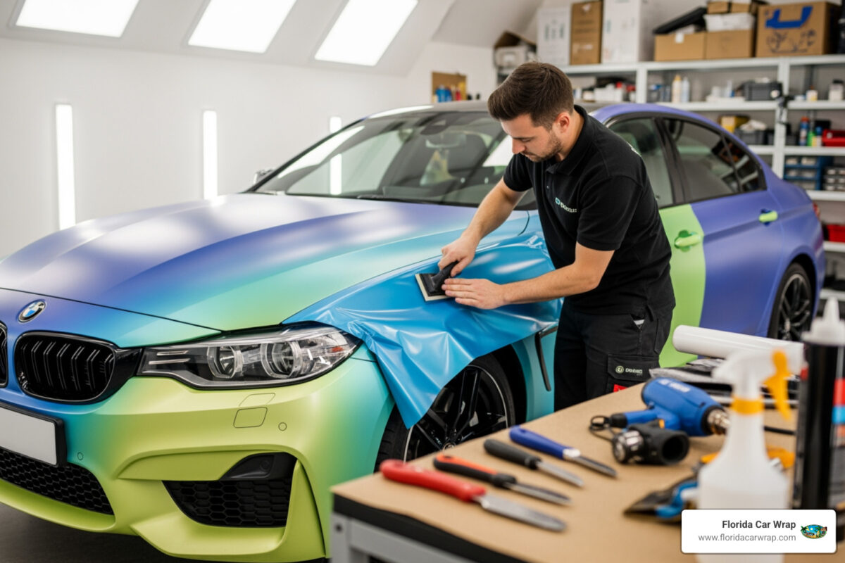 The Beginner's Journey to a Perfect Car Vinyl Wrap - Florida Car Wrap